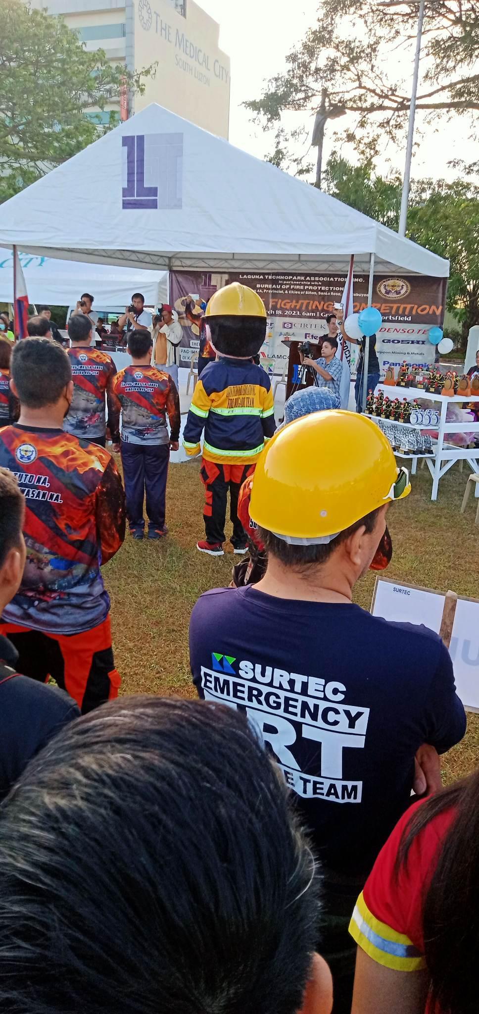 25th FIRE FIGHTING COMPETITION 2023 FACILITATED BY LTAI & BFP - March 2023 | Surtec philippines ...
